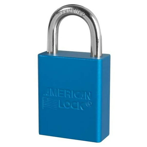 American Lock Lockout Padlock,KA,Blue,1-7/8"H,PK3 A1105KAS3BLU ...