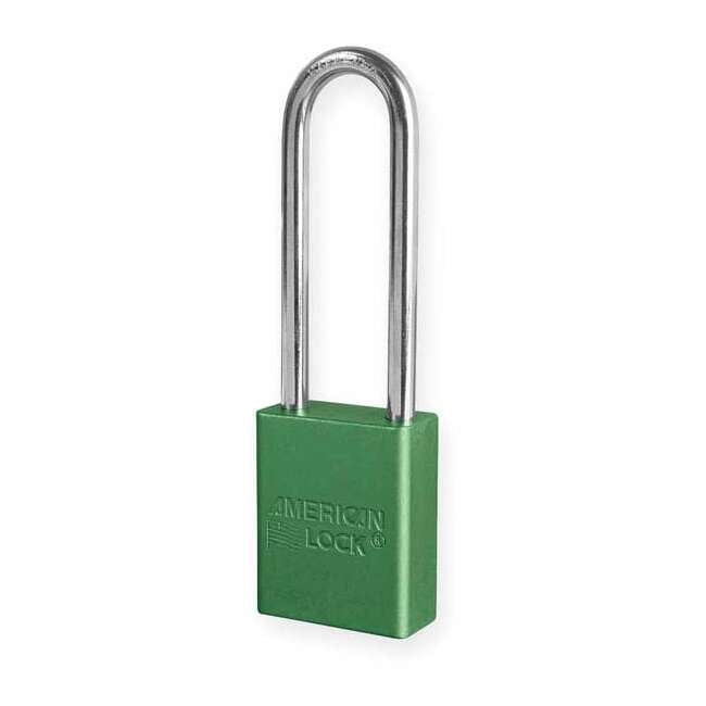 American Lock Lockout Padlock,KA,Green,1-7/8"H A1107KAGRN - Walmart.com
