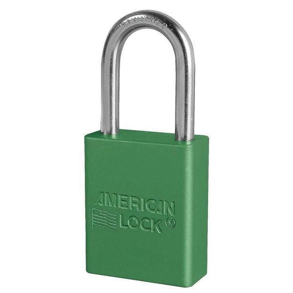 American Lock Lockout Padlock,KA,Green,1-7/8"H,PK3 A1106KAS3GRN ...
