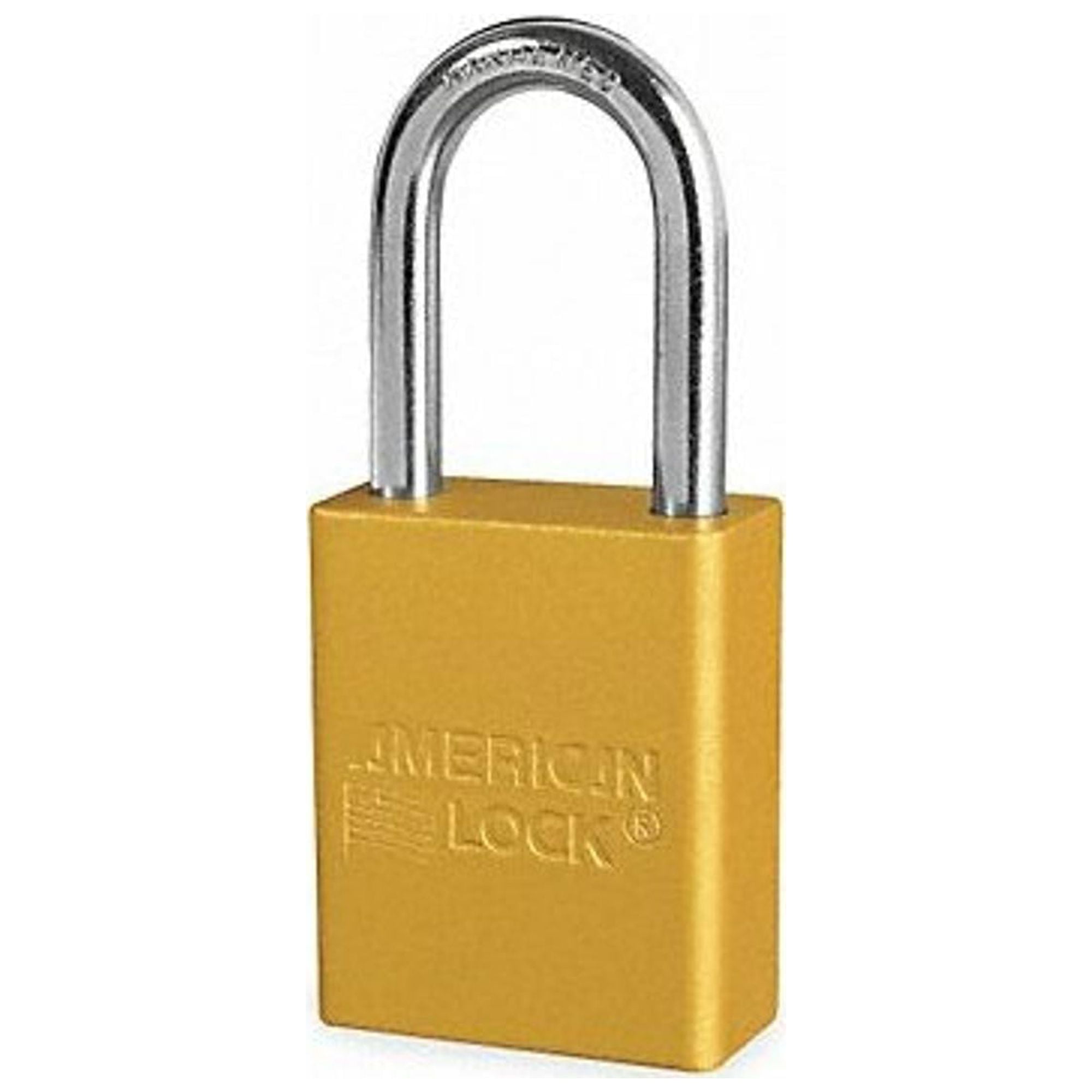 American Lock Lockout Padlock,KA,Yellow,1-7/8"H A1106KAYLW22165 ...