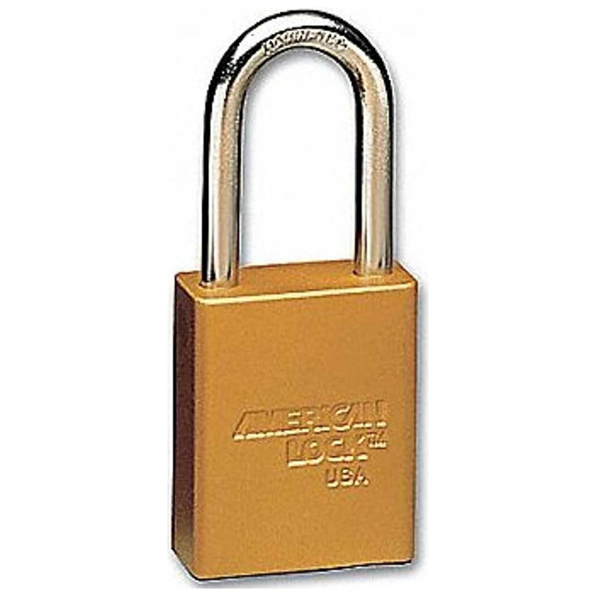 American Lock Lockout Padlock,KA,Yellow,1-7/8"H,PK12 A1106KAYLW SETOF12 ...
