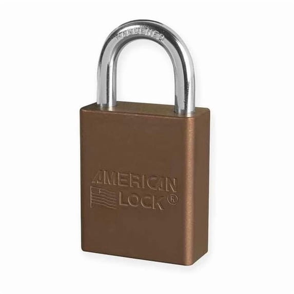 American Lock Lockout Padlock,KA,Brown,1-7/8"H A1105KABRN - Walmart.com