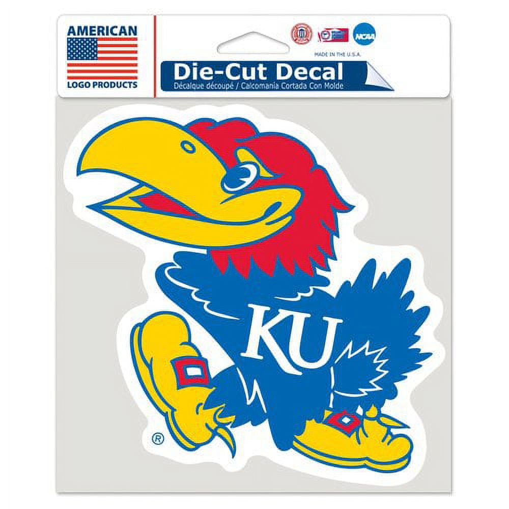 American Logo Products Kansas Jayhawks 6" x 6" Decal - Walmart.com