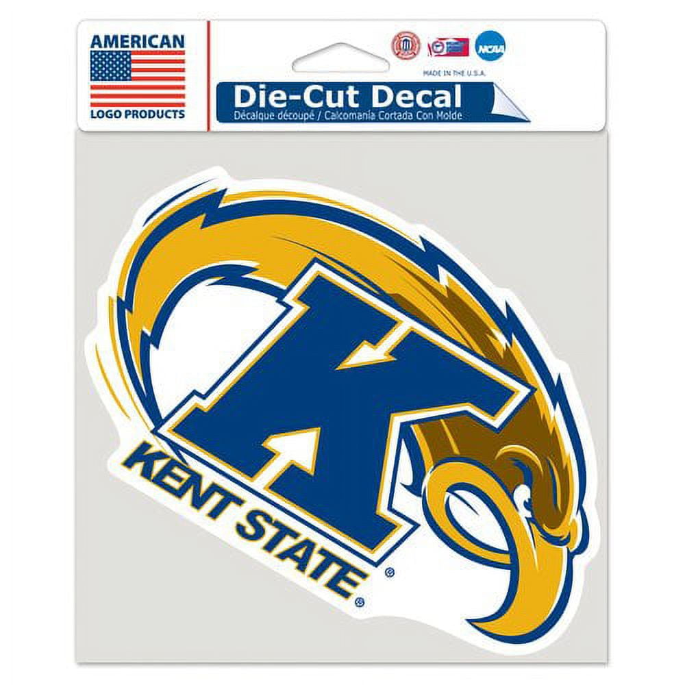 American Logo Products Kent State Golden Flashes 6" x 6" Die-Cut Decal ...