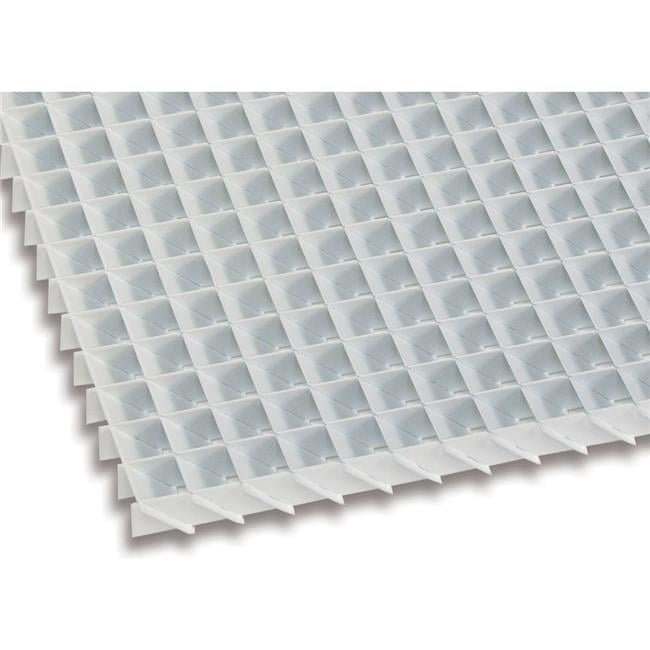 American Louver B2278110 45 deg Aluminum Sight-Guard Eggcrate Panel ...