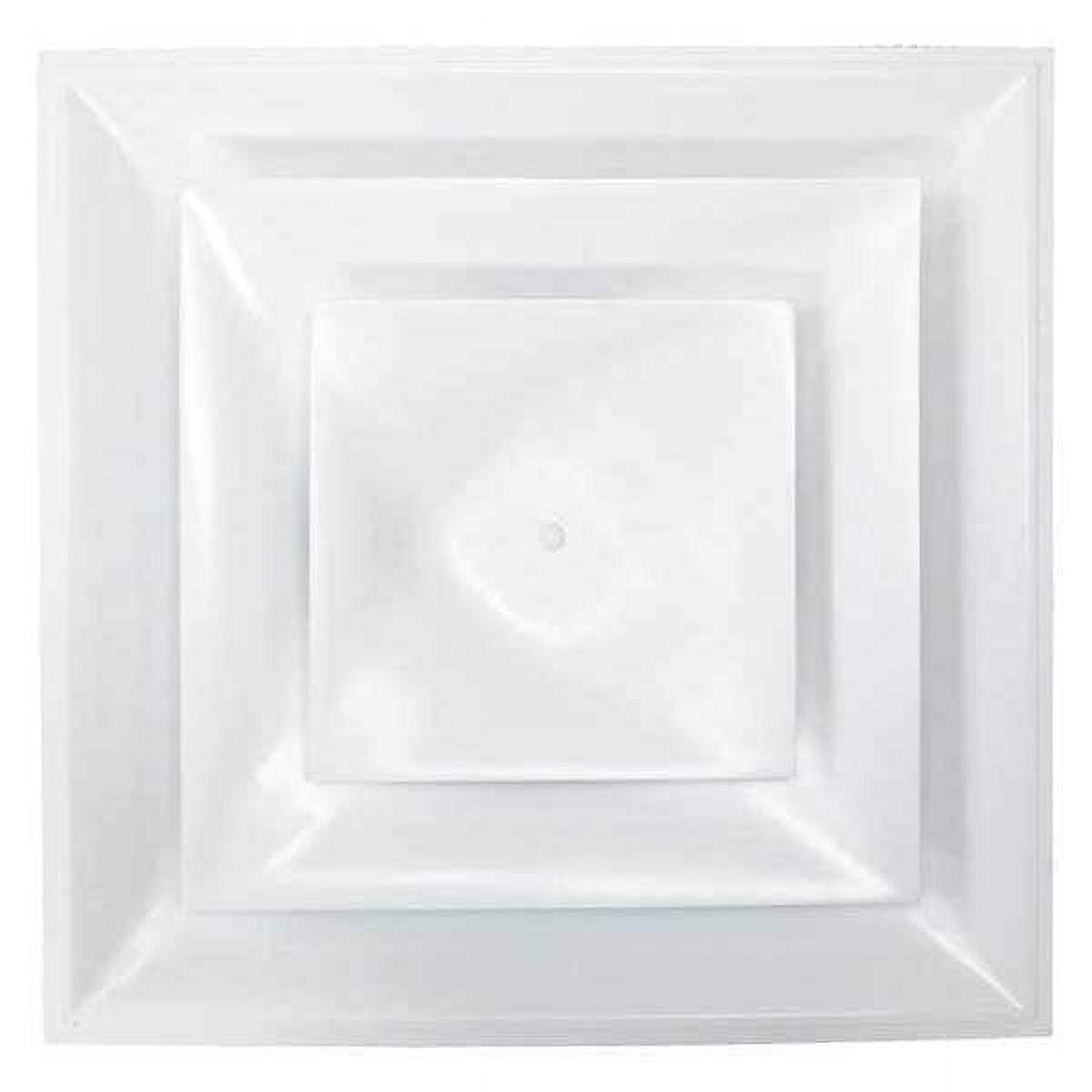 American Louver Ceiling Diffuser,White,10" Duct Size STR-C-10W ...