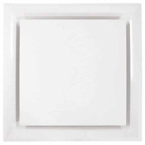 American Louver Ceiling Diffuser,White,6-1/4" Depth STR-PQ-10W ...