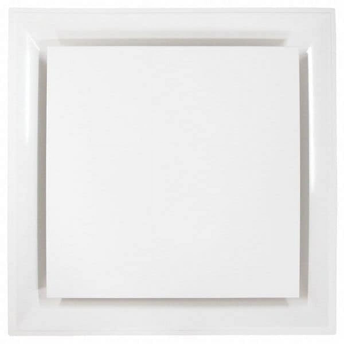 American Louver Ceiling Diffuser,White,6-1/4" Depth STR-PQ-12W ...