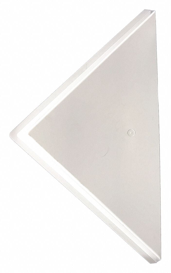 American Louver Corner Air Diverter,Triangle,Plastic STR-ADC-W ...
