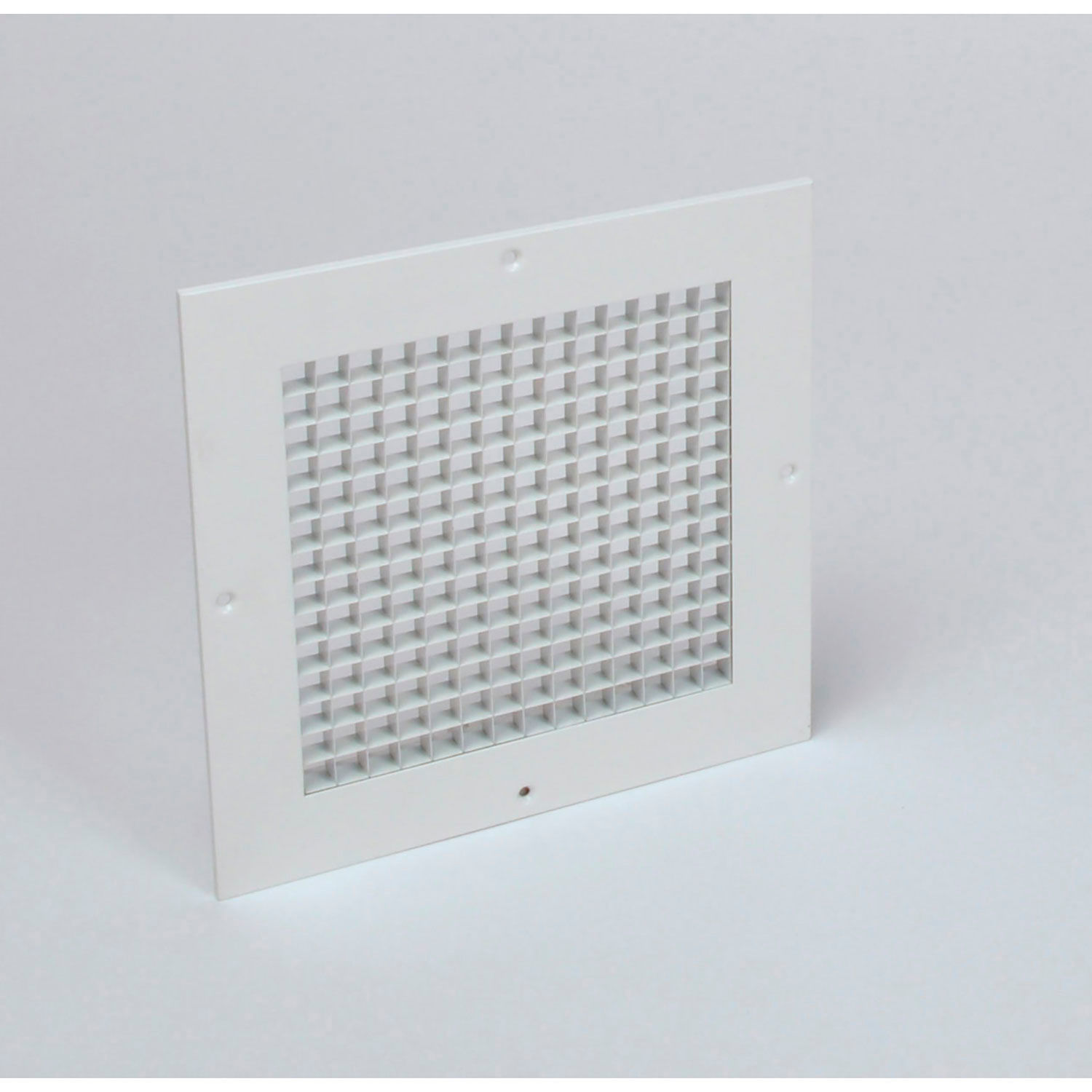 American Louver Eggcrate Return Grille, Surface Mount, 12" x 12", White ...