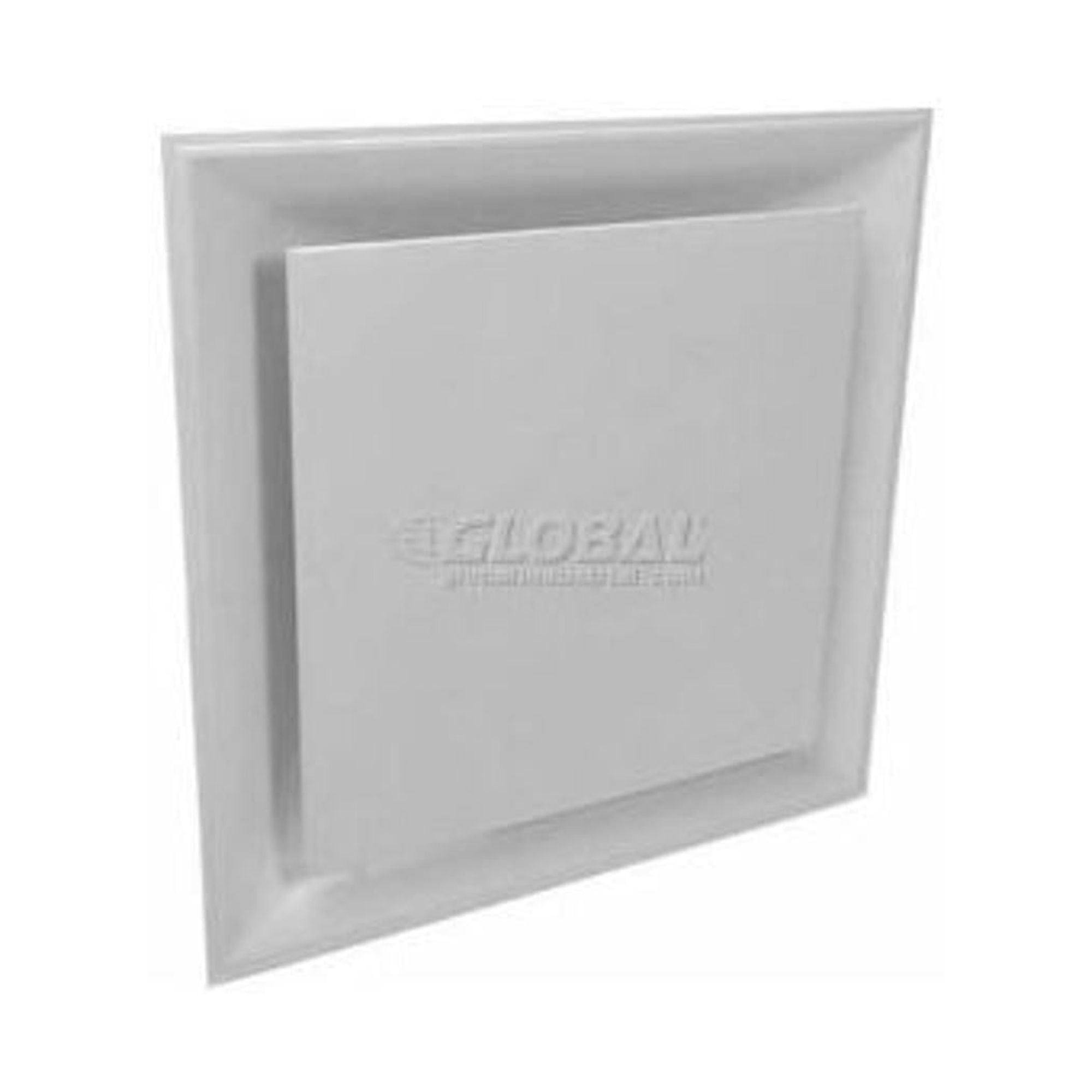 American Louver Stratus Plaque Diffuser With 8"" Neck White STR-PQ-8W ...