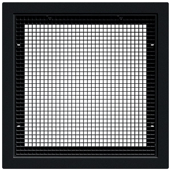 American Louver Black Plastic Return Air Grille, 23.75"x23.75"x2.1", 4 ...