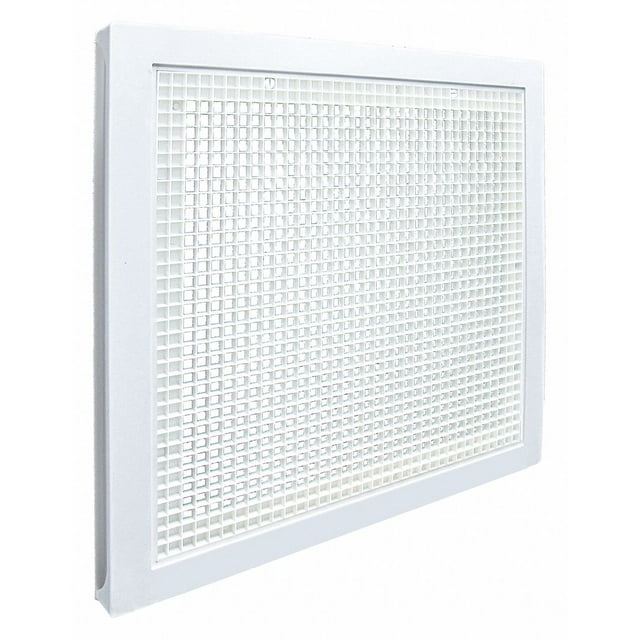 American Louver Return Air Grille,23.75"x23.75"x2.10" STR-ERFG-W ...