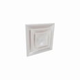American Louver & Plasticade B1226961 STR-C-12W Stratus Cone Diffuser ...