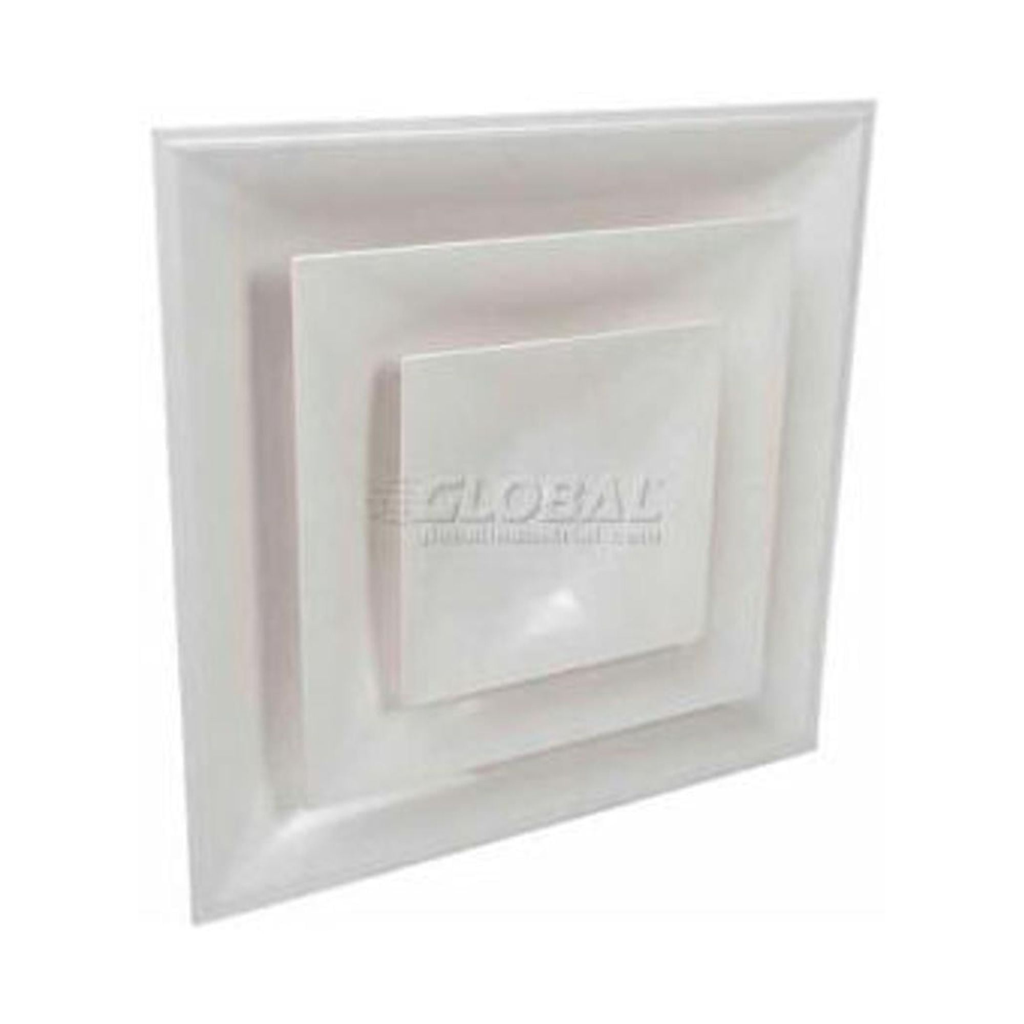 American Louver & Plasticade B1226961 STR-C-12W Stratus Cone Diffuser ...