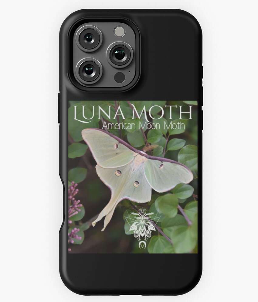American Luna Moon Moth Digital Design N5589 Phone Case for iPhone 17 ...