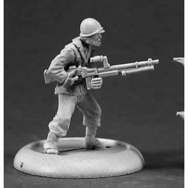 American Machine Gunner Miniature 25mm Heroic Scale Reich of the Dead ...