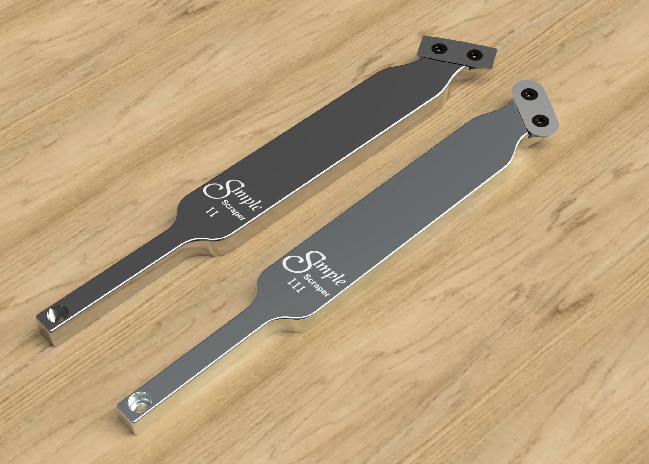 American Made Carbide Scraper Set for Wood Lathe Turning, Wide Cutters ...