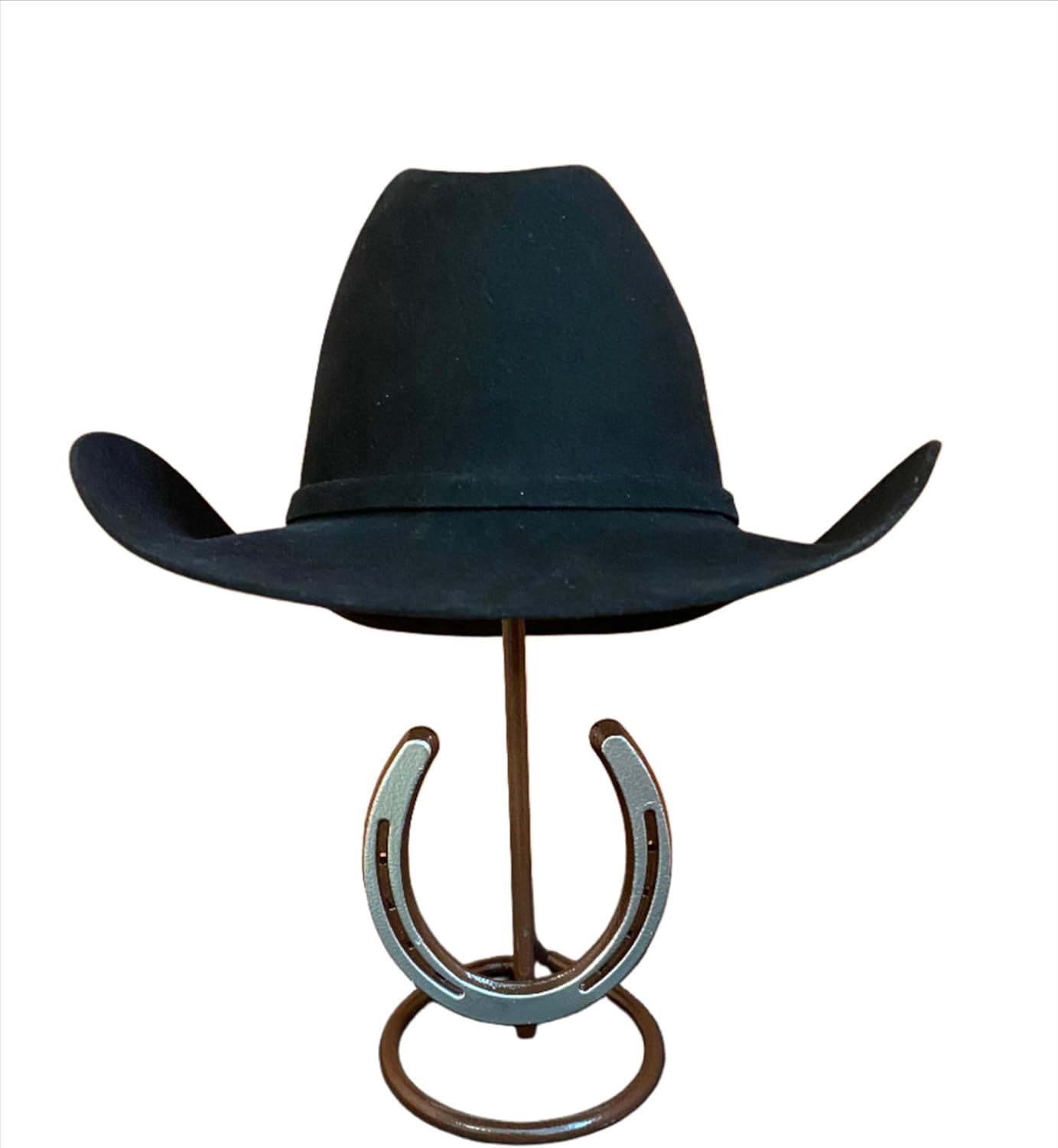American Made Cowboy Hat Stand with Horseshoe CT - Walmart.com