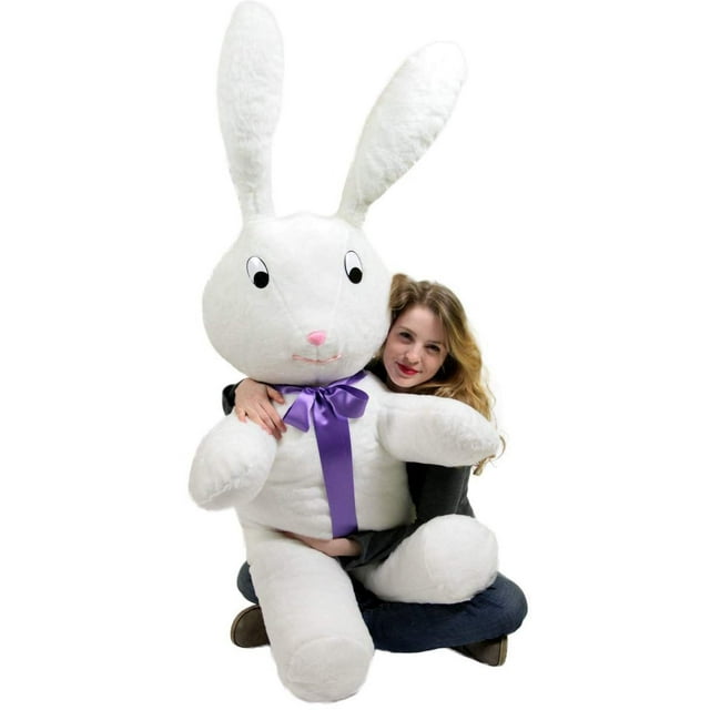 American Made Giant Stuffed Bunny 60 Inch Soft Big Plush 5 Foot Rabbit ...