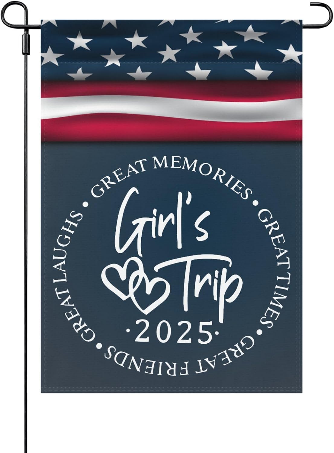 American-Made Girls' Tour 2025 Summer Beach Weekend Resort Garden Flag ...