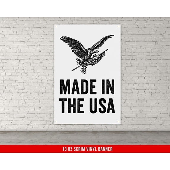 American-Made Home Gym Motivational Wall Art Home Decor Vintage Gift ...