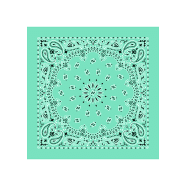 Black Paisley Bandanas - Dozen Packed 22x22 - Walmart.com