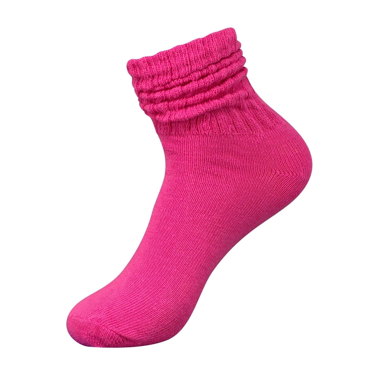 American Made Light Weight Cotton Slouch Scrunch Socks with Soft Heel ...