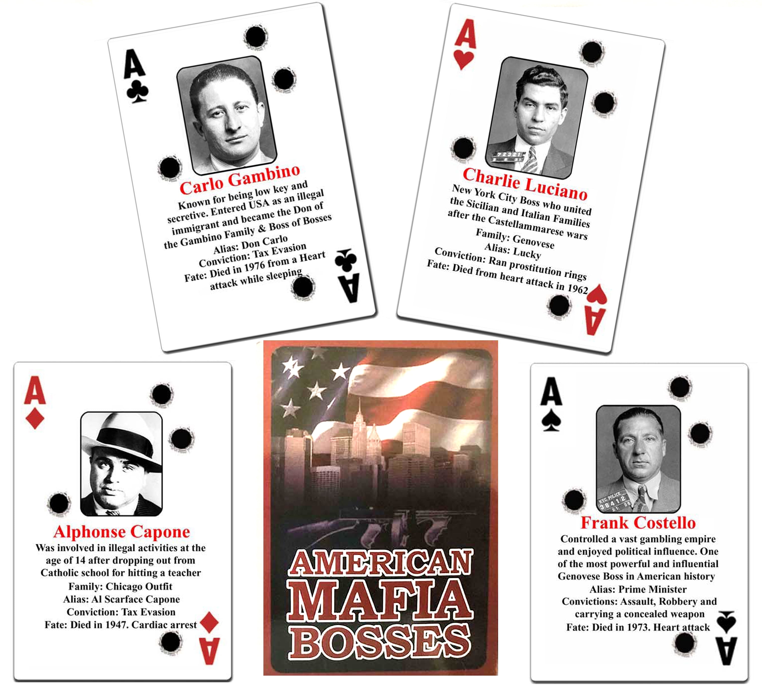 American Mafia Bosses Poker Playing Card Deck - Walmart.com