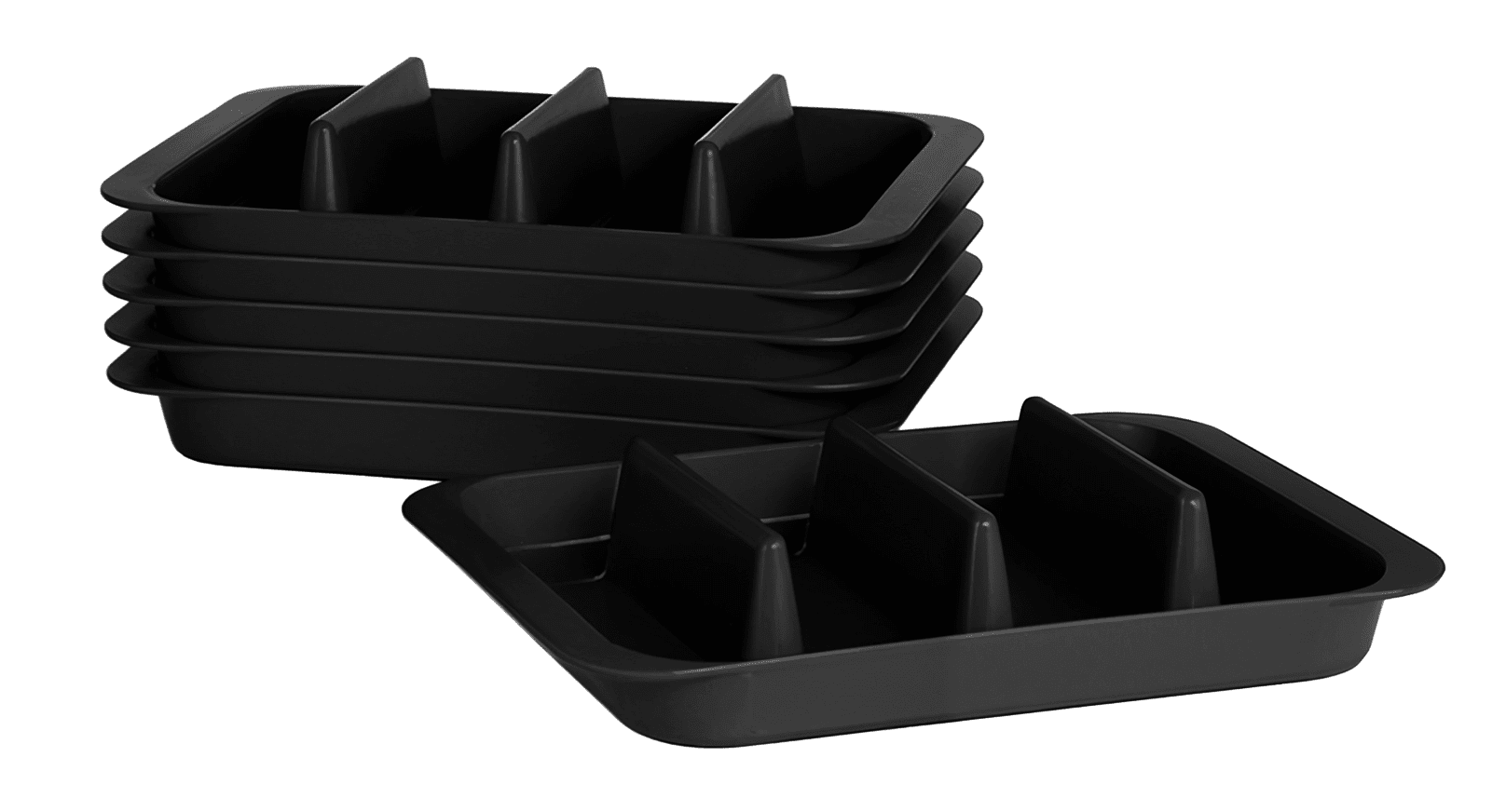 American Maid Black Plastic Small Taco Tray, Holds up to 4 Tacos, Set ...