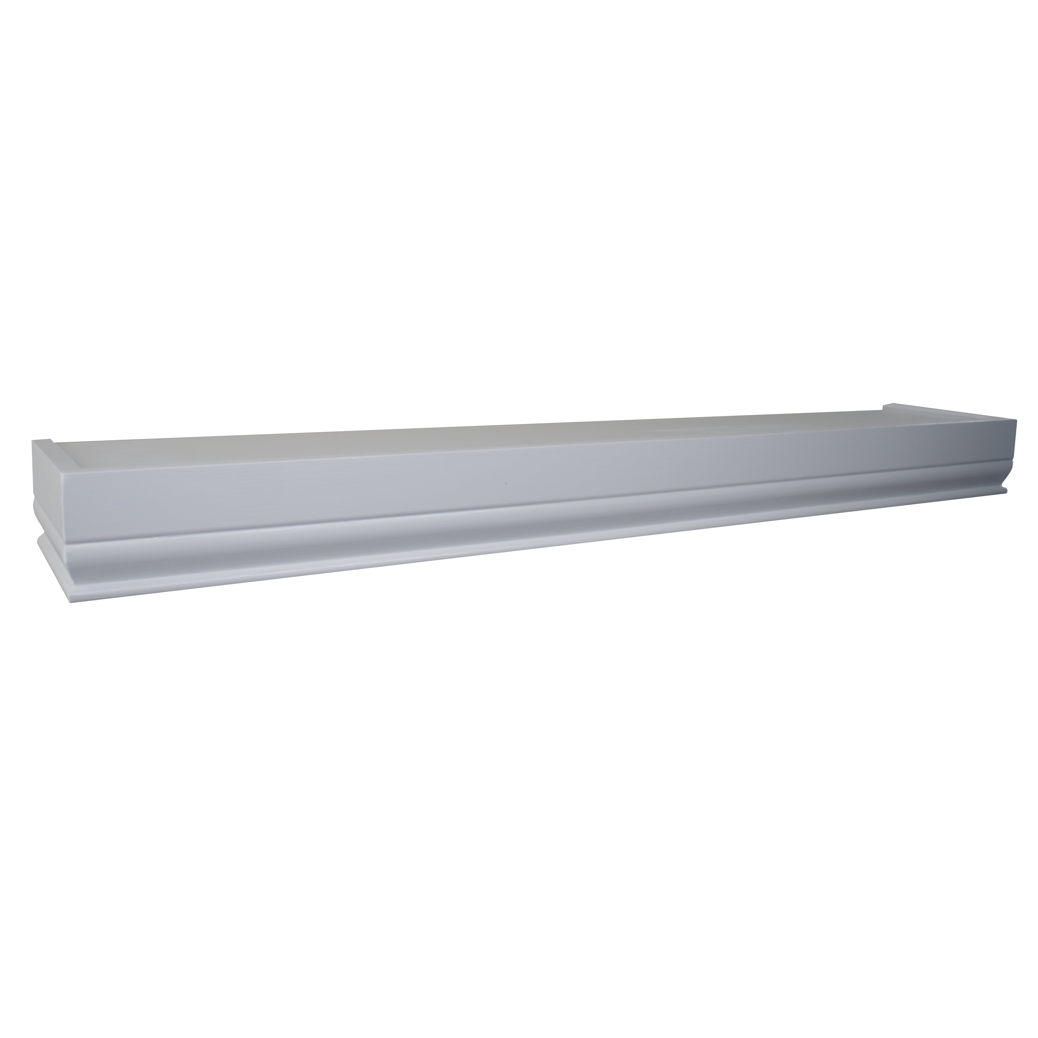 American MainStreet 3' Wood Floating CONCORD Shelf with Decorative ...