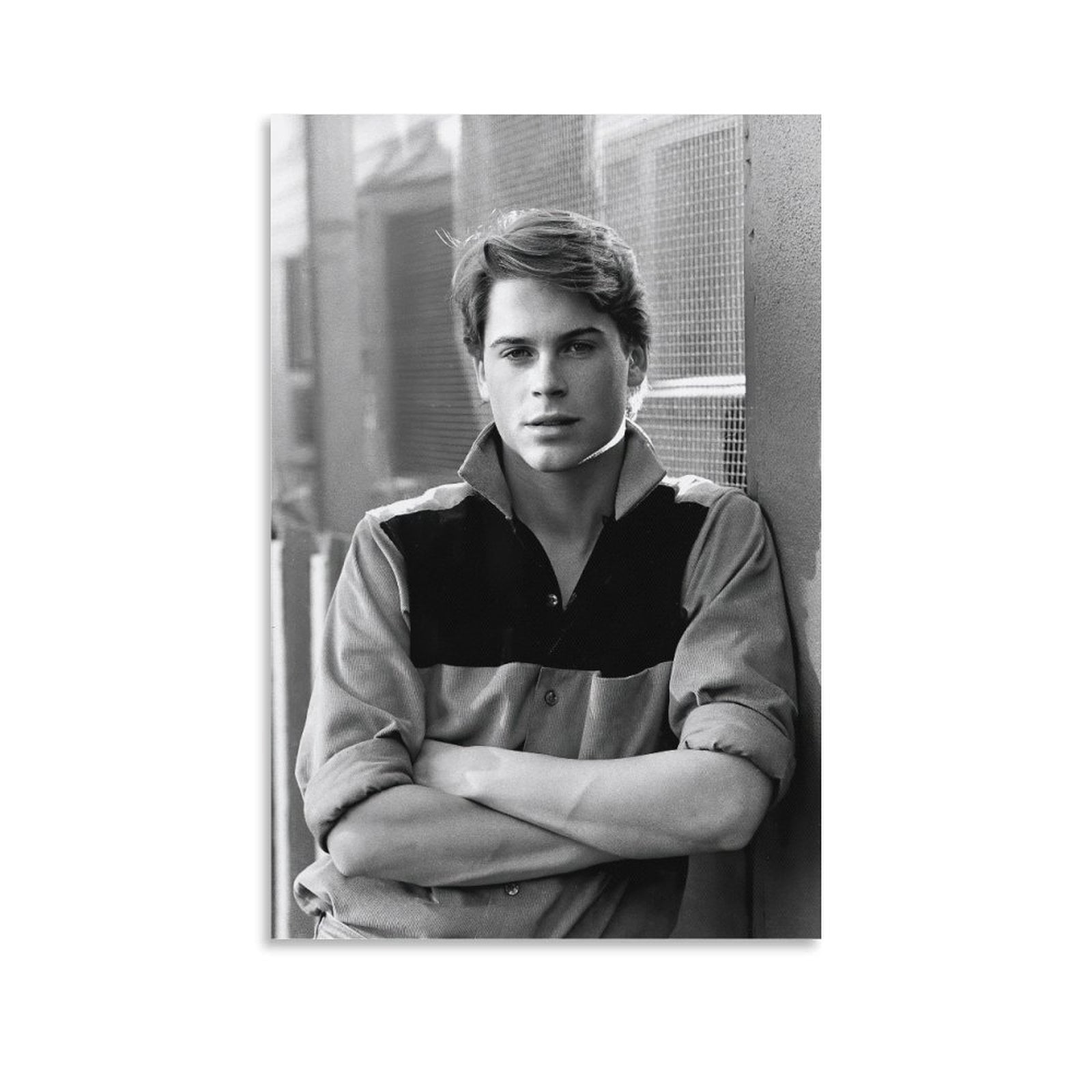 American Male Stage Actors Rob Lowe Retro Poster Painting On Canvas ...