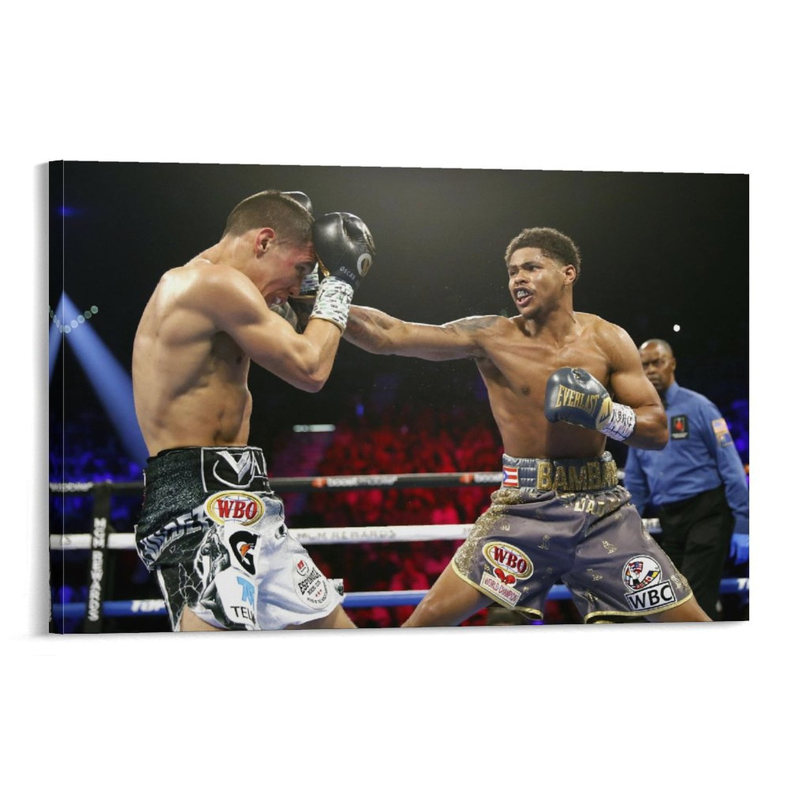 American Man Shakur Stevenson Boxer Poster (4) Canvas Wall Art Poster ...