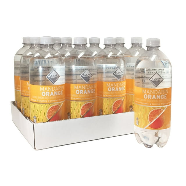 American Mandarin Orange Sparkling Water, 33.8 fl oz, 12 Pack - Walmart.com