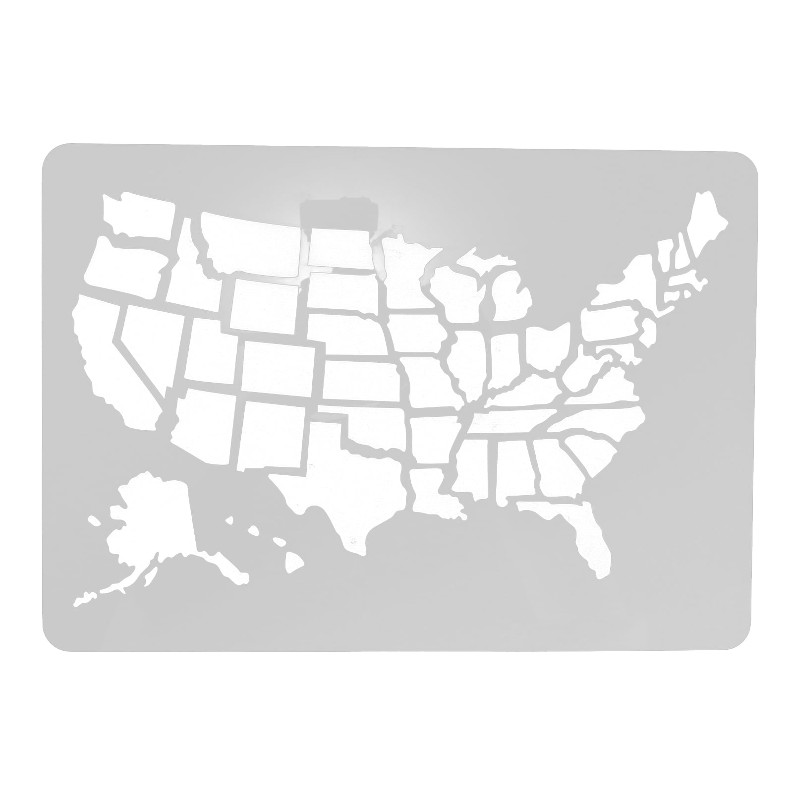 American Map Design Decorating Template Wall Decorating Stencil Paint ...