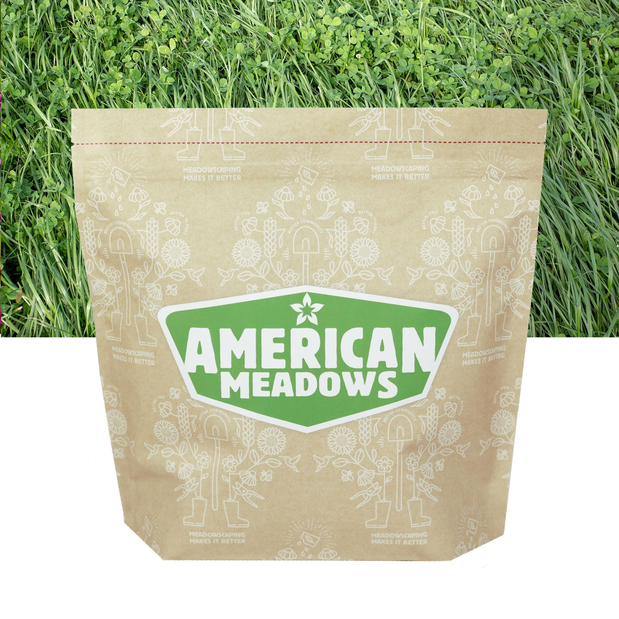 American Meadows No Mow Lawn and MTN1 Microclover Grass Seeds ...