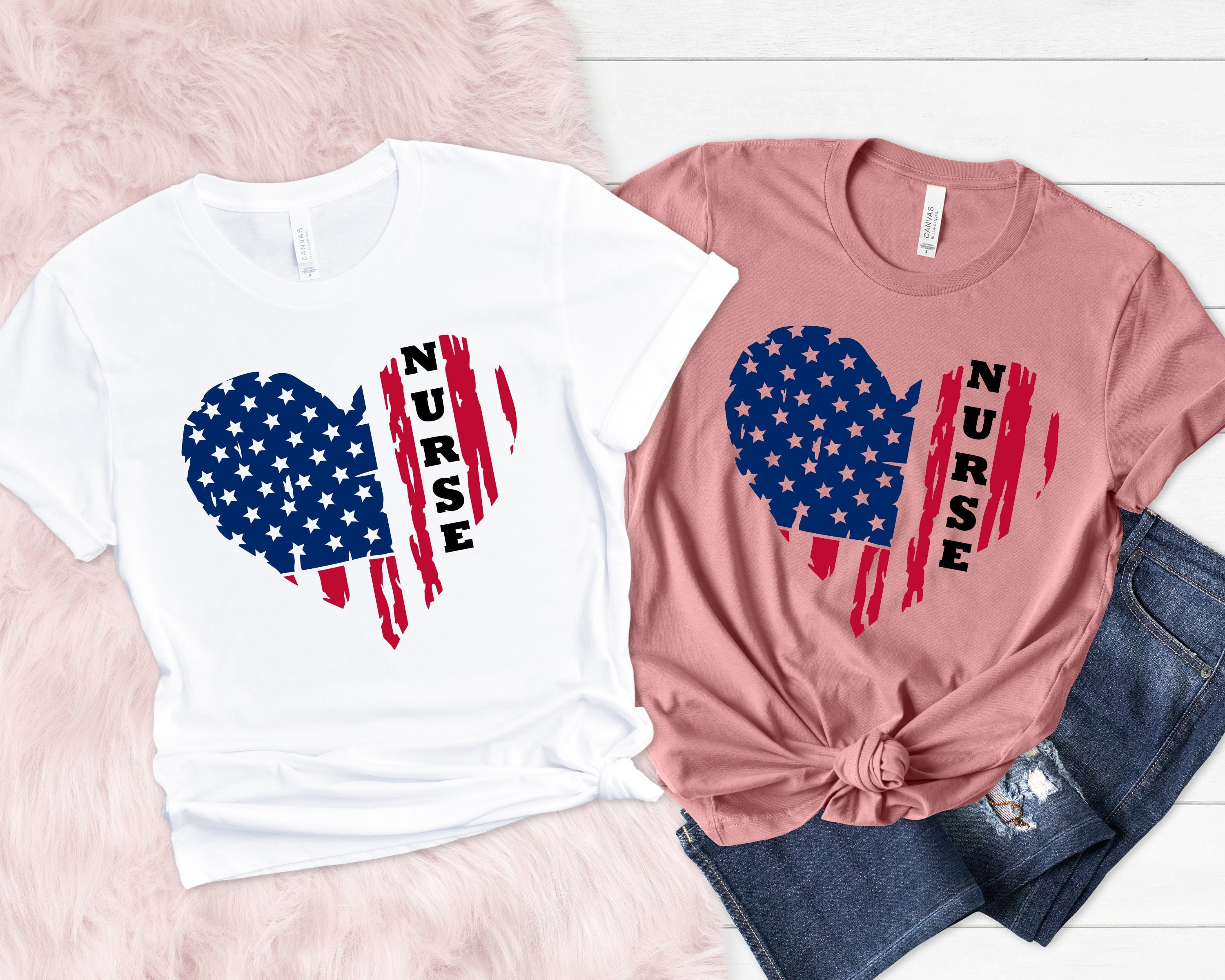 American Medical Montage Shirt, Nurses Superhero,Nurse Week,Quarantine ...