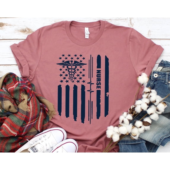 American Medical Montage Shirt Nurses SuperheroNurse WeekQuarantine ...