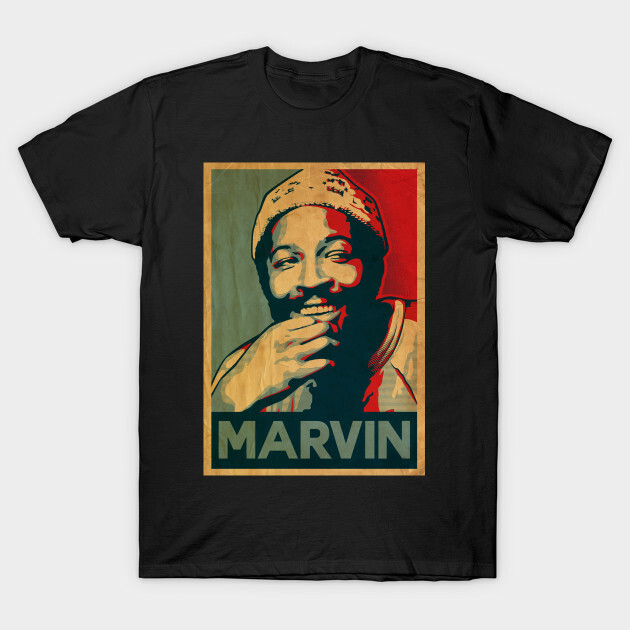 American Men Marvin Gaye T-Shirt Short Sleeve Black Unisex Size S-234XL ...