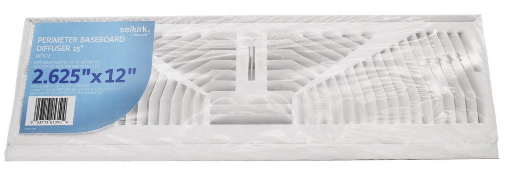 American Metal 15 Inch White Steel Baseboard Register, Sunburst Pattern ...