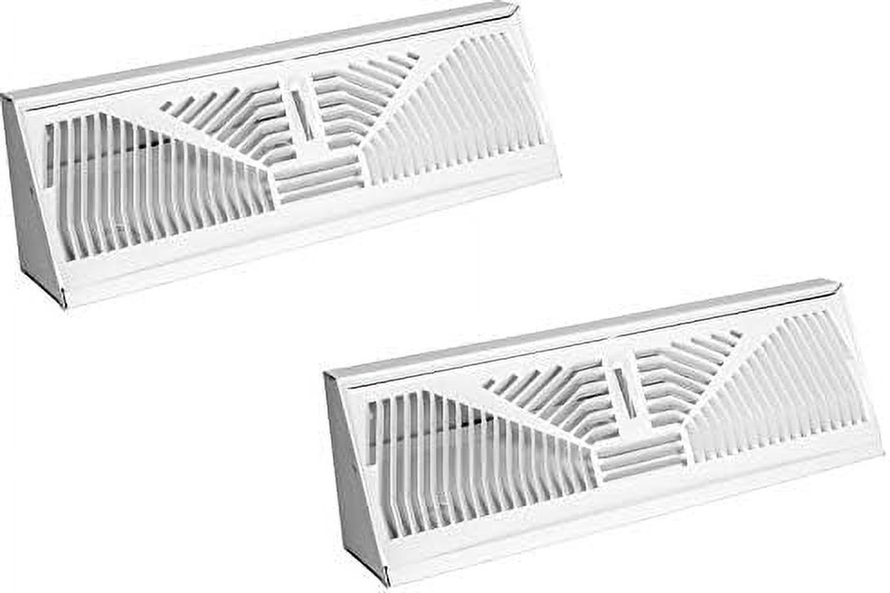 American Metal Products 3015W15 15" White Baseboard Diffuser - Quantity ...