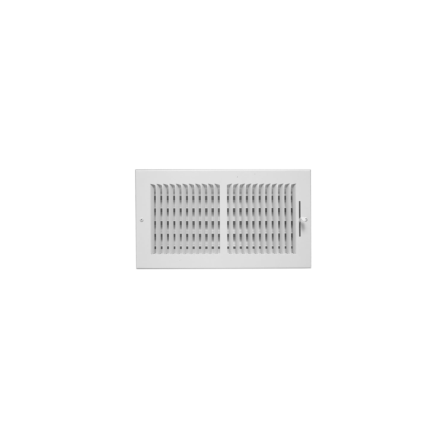 American Metal Products 6 in. H X 14 in. W 2-Way White Steel Wall ...