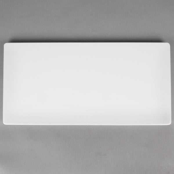 American Metalcraft MEL189 Endurance 18 1/4" x 9" Flat Melamine Platter ...