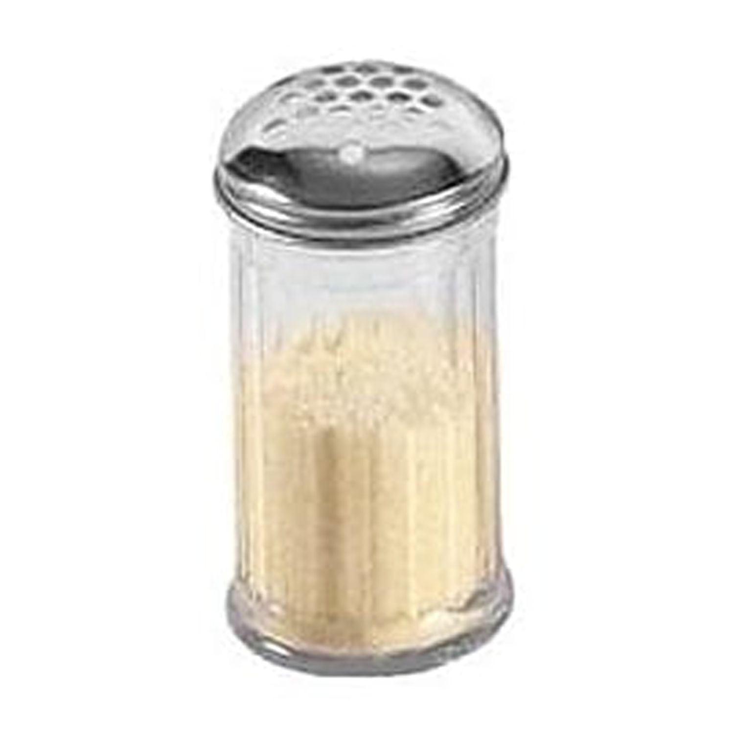 American Metalcraft 12 Oz. SAN Fluted Cheese Shaker w/Extra Large Hole ...
