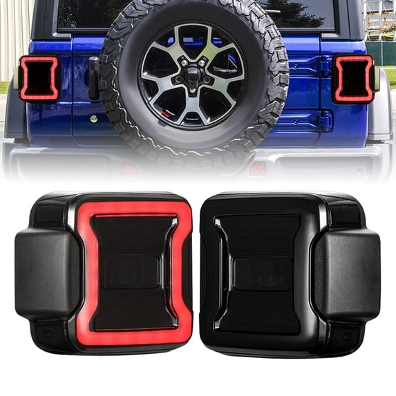 American Modified AMJPCA03303 Tail Light Assembly; CREE LED; Smoked ...