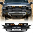 AMERICAN MODIFIED Armor Grille 2019-2021 Chevy Silverado 1500, Glossy ...