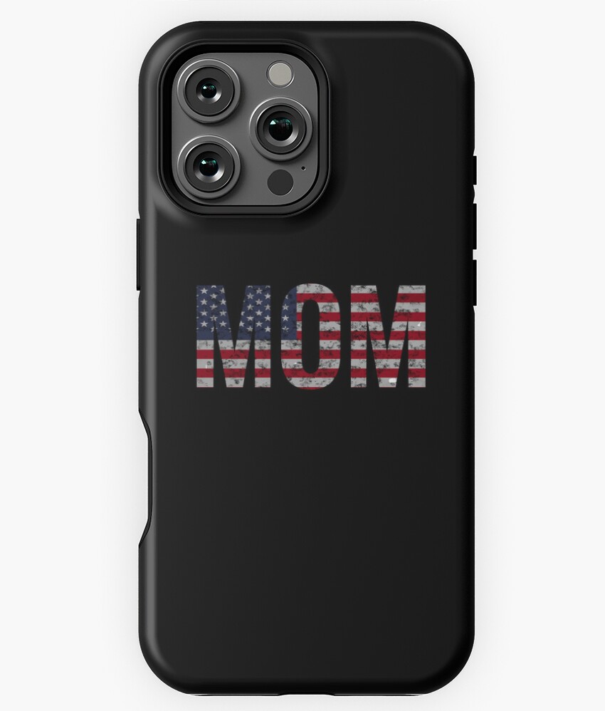 American Mother USA Flag Mom N4225 Phone Case for iPhone 17 16 15 14 13 ...