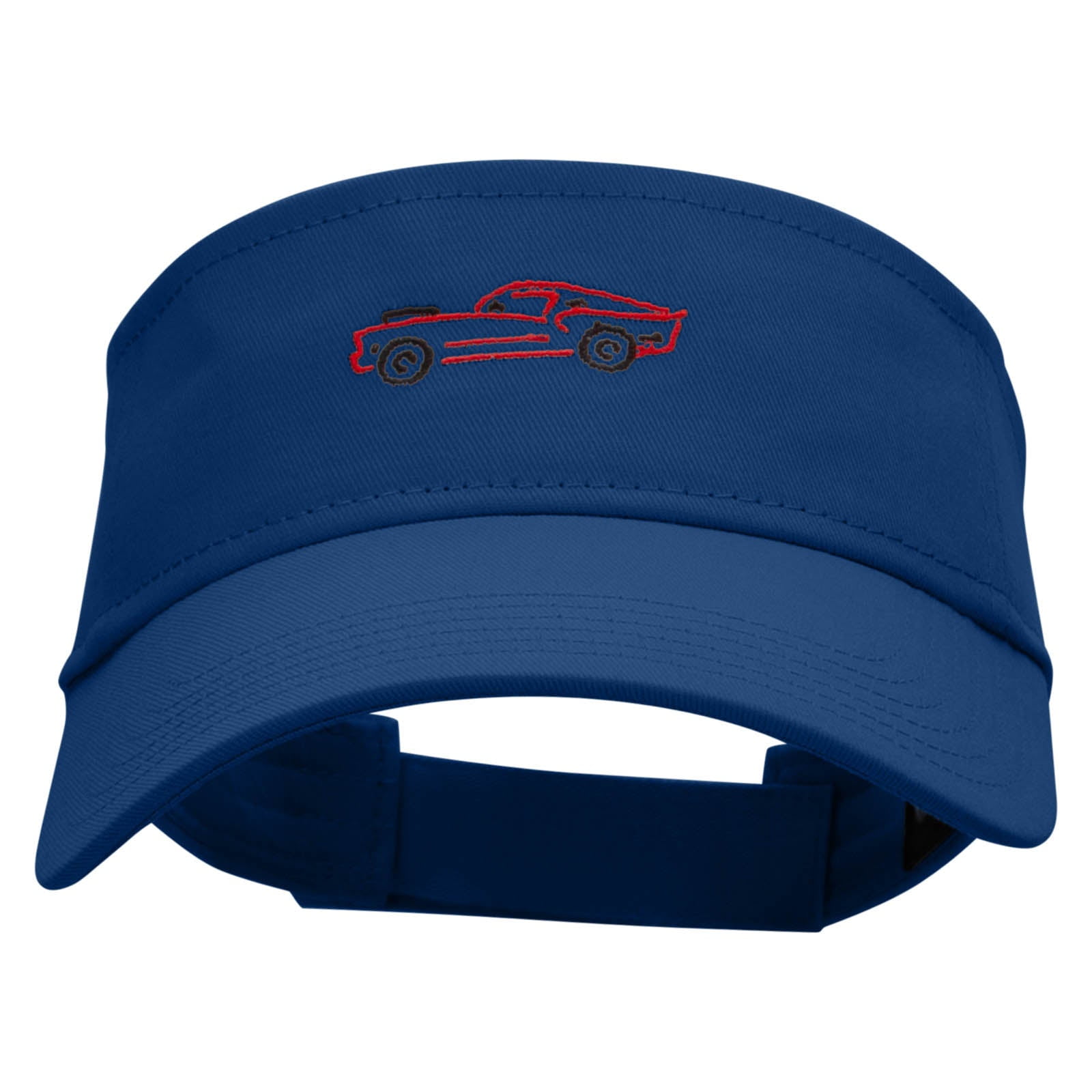 American Muscle Car Embroidered Cotton Twill Sun Visor - Royal OSFM ...