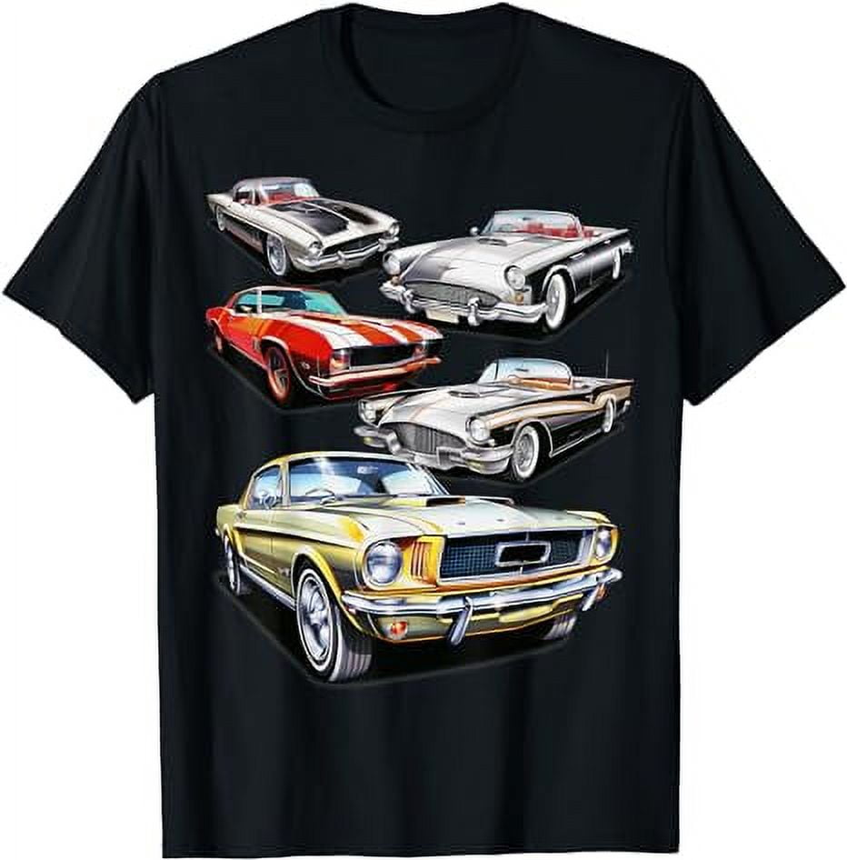 American Muscle Cars Vintage Classic Cars T-Shirt - Walmart.com