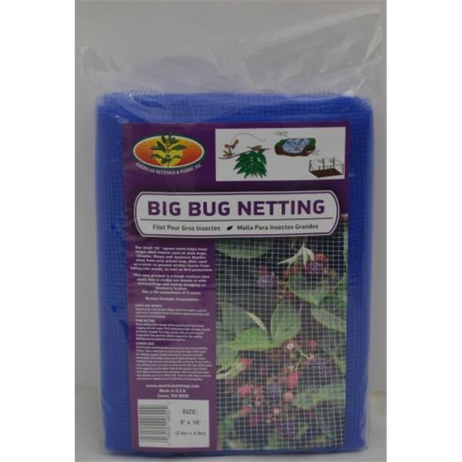 American Nettings & Fabric 112662093 BBNO181 8 x 16 ft. Big Bug Netting ...